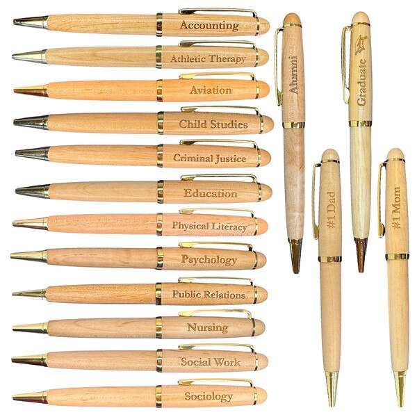 MRU Chevron Maple Executive Pen (Engraved) | Cougars Campus Store