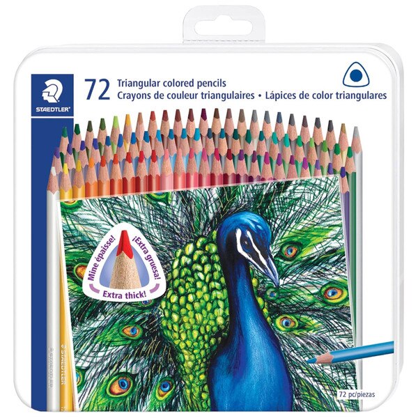 Staedtler Triangular Coloured Pencil (Set of 72) | Cougars Campus Store
