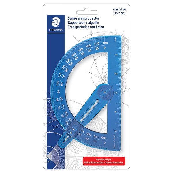 Staedtler Protractor w/ Swing Arm (6") | Cougars Campus Store