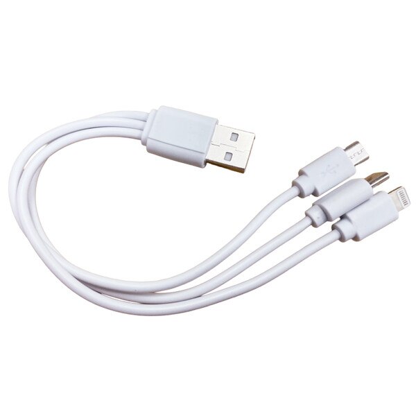 3-in-1 Cable (Micro USB, Lightning, & Type C) | Cougars Campus Store
